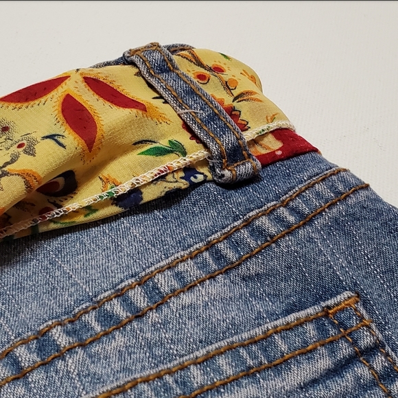 Crest | Skirts | Crest Jeans Half Demin Half Sheer Fringe Skirt Summer ...